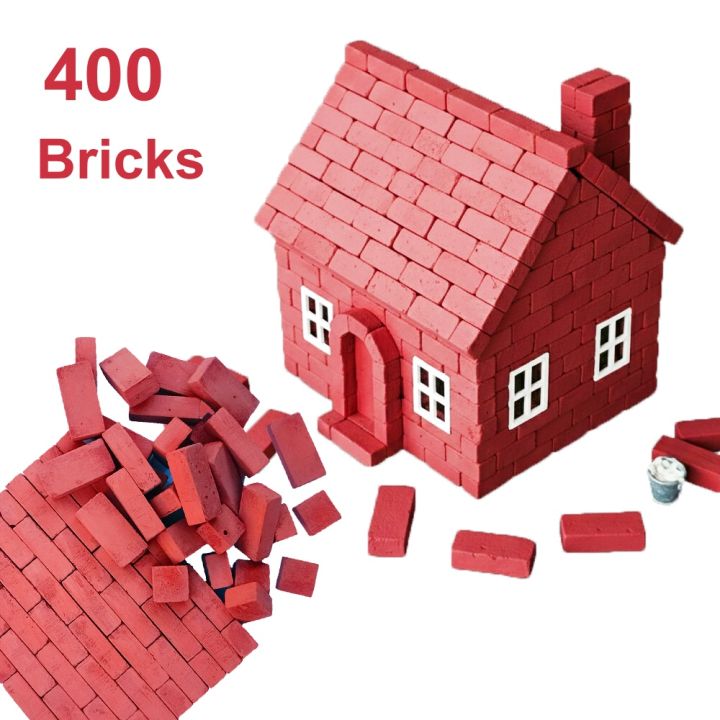 400 Mini Bricks for Kids to Build Dollhouses - Small Size Mini Bricks ...