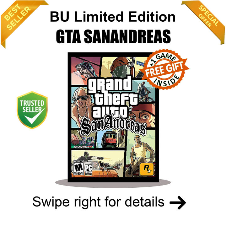 GTA SANANDREAS - GAME FOR PC (QR CODE + FREE GIFT) – GAME IN GOOGLE ...