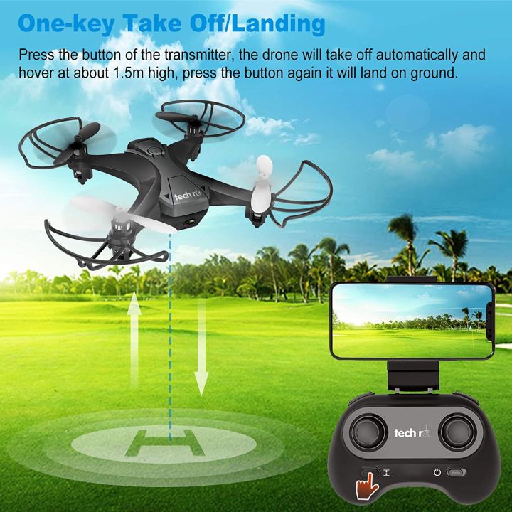 Tech RC Mini Drone with Camera FPV Live Video Wifi Quadcopter Easy ...
