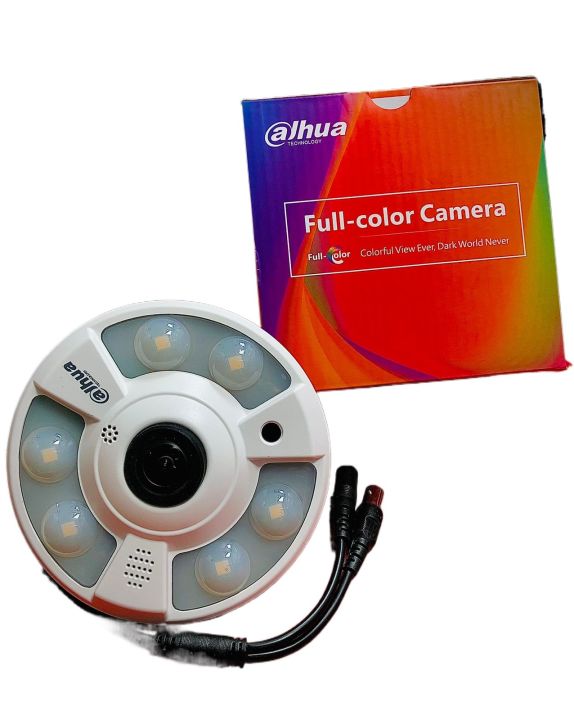 360⁰ Fish Eye Color Night Vision Camera, Wide Angle,2MP Panoramic View ...