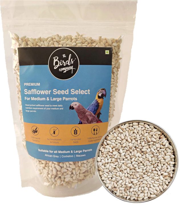 The Birds Company Premium Safflower Seed (Kusum Dana) Select, Fortified ...