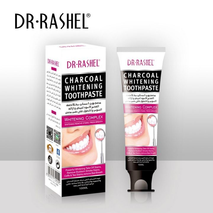 DR. RASHEL Black Whitening Toothpaste DRL-1359 | Daraz.pk