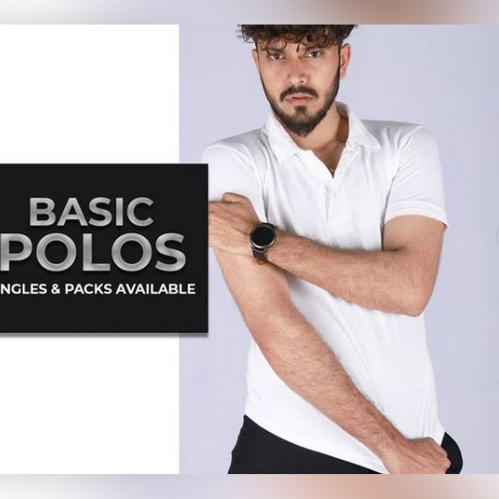 BASIC MEN POLOS SINGLE PACK | Daraz.pk