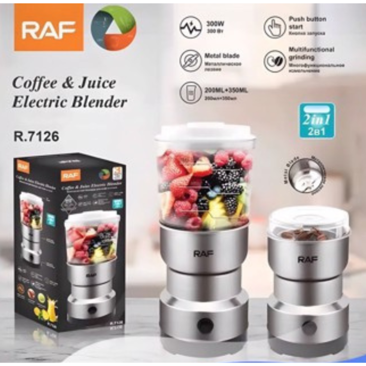 RAF 2 IN 1Juicer Blender- Juicer - Blender - Grinder - Set of 2 Blender ...