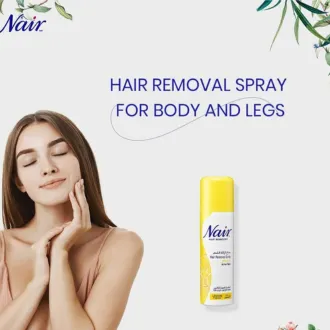 Original Nair Hair Removal Spray Men and Women With Baby Oil For Lemon ...