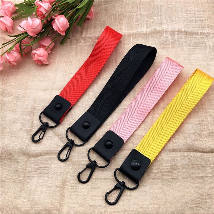 Neck Solid Color ID Card Holder Hang Wrist Band Key Rope Lanyards ...