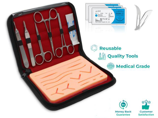 Small Suture Kit for Training Medical Students Suture Practice kit ...