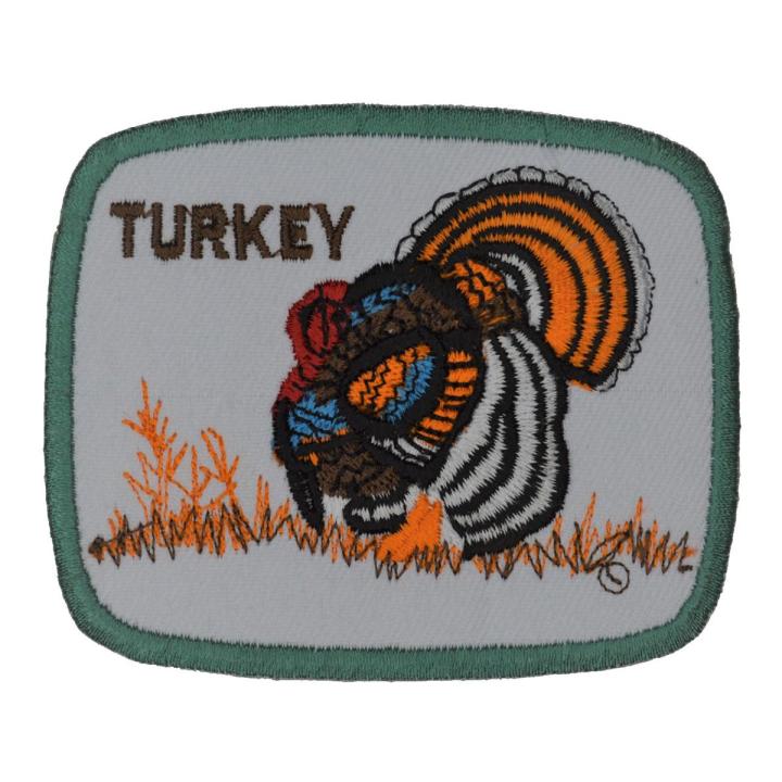 Turkey animal embroidery iron on sew on patch for t shirt bag cap jeans ...