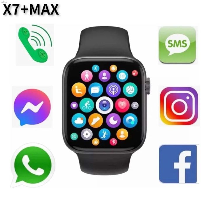 【Hot Sale+Ready Stock +FREE Shipping+COD 】X7＋ max Smart Watch Series 6 ...