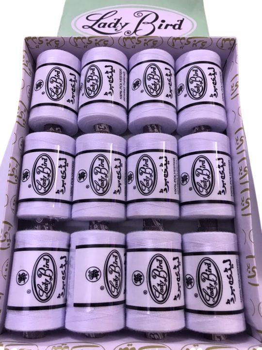 Lady Bird Thread / 100% Polyester Original / Sewing Thread 1000 GAZ ...