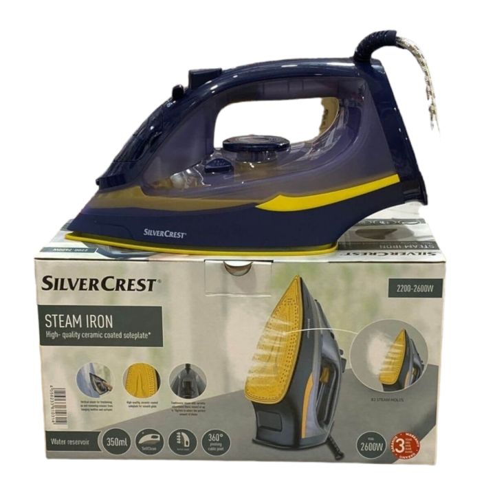 Silver Crest Steam Iron HEAVY DUTY 2200- 2600W GERMAN MODEL HG02332B ...