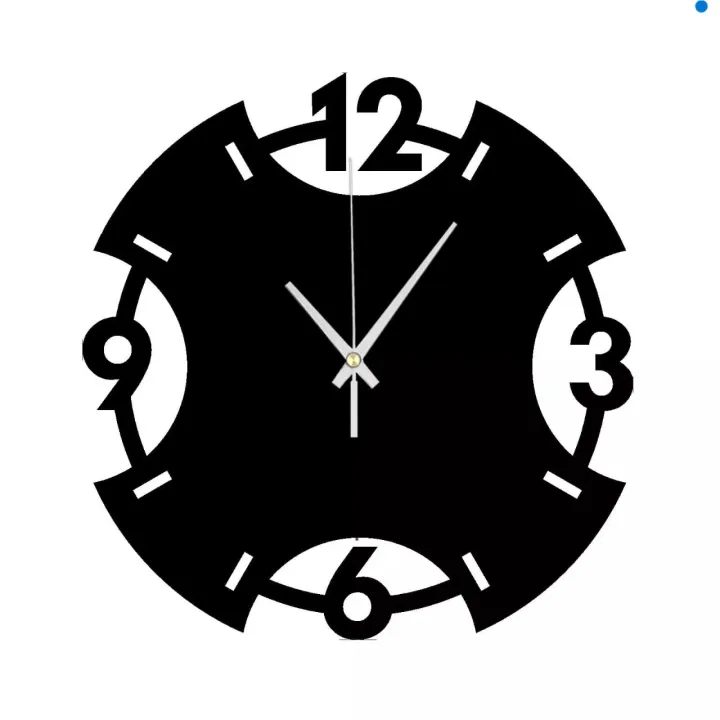 Wall clock Number Node Wooden wall clock Attractive & Appropriate wall ...