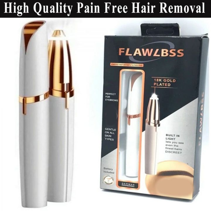 Battery Operated Flawlbss Painless Hair Remover Machine – Flawless ...