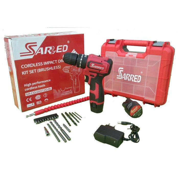 10mm Sared 12V Brushless Cordless Drill Machine ,ScrewDriver With ...