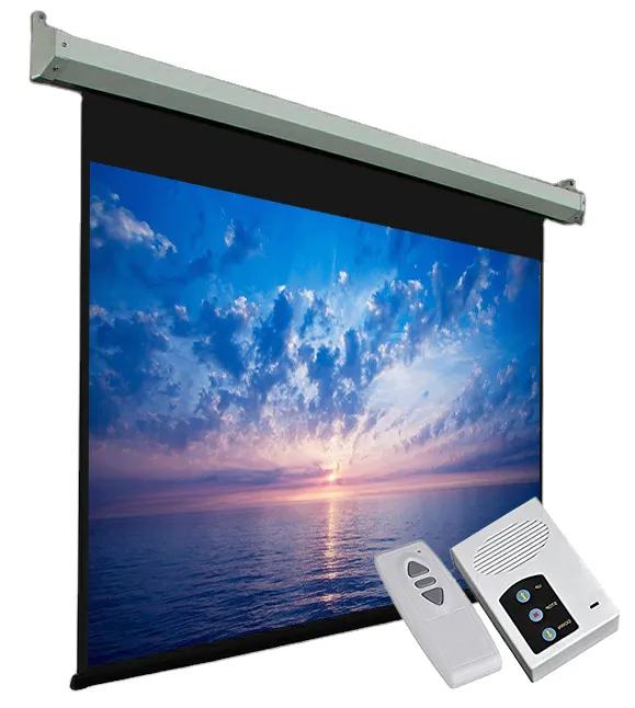 Projector Screen 150 inch Electric Mortorised 8x10 Feet 4:3MW Speed-X ...
