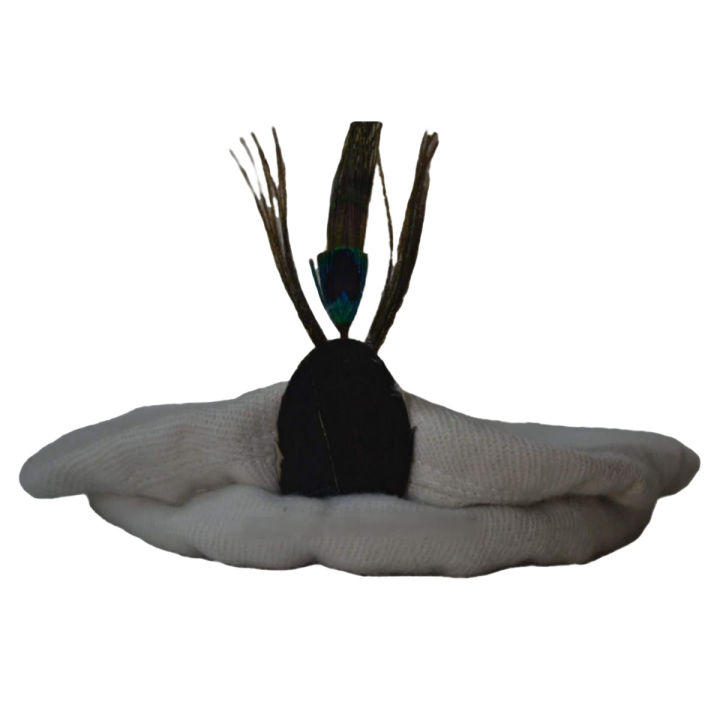 chitrali cap with feather | Daraz.pk