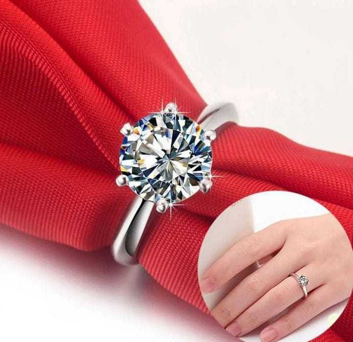 One Stone Beautiful Ring for Girls - Adjustable Stone Rings - 1 piece ...