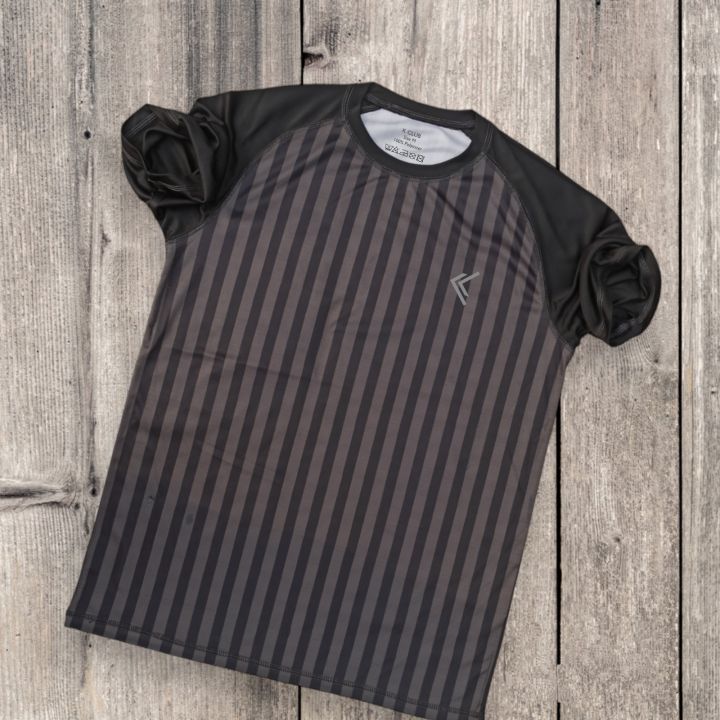 K Club Original Branded Sublimation Sports T-Shirt Raglan Design Black ...