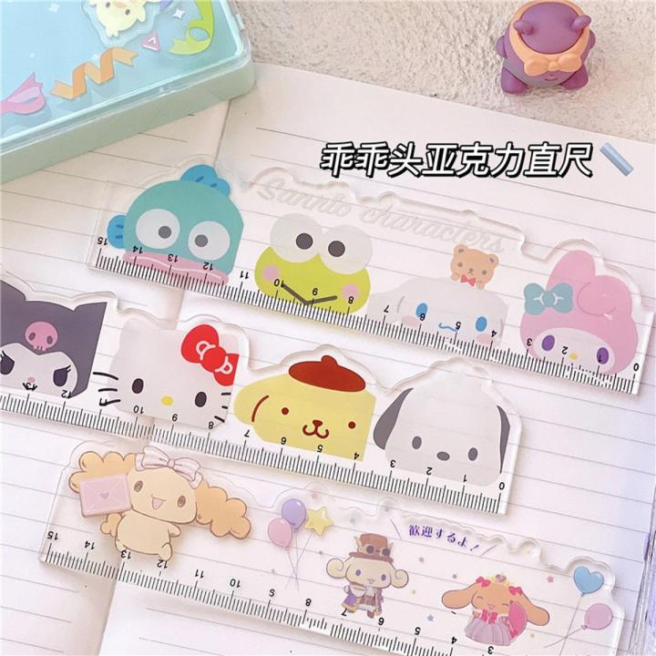 Kawaii My Melody Cinnamoroll Kuromi Doll 15Cm Transparent Students ...