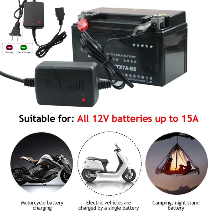 Universal 12V 1300mA Smart Car Rechargeable Sealed Lead Battery Charger ...