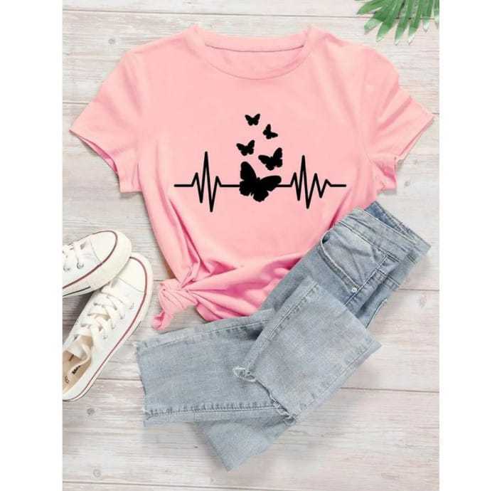 T Shirt For Girls new and stylish design in Printed Summer Collection ...