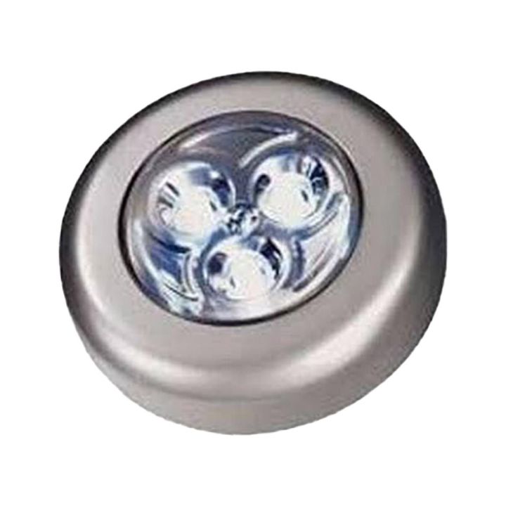 LED Night Light Kitchen Cabinet Wardrobe Sensor Light Push ON/OFF Light ...