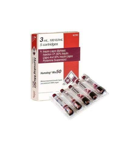 Humalog Lispro Penfill pack of 5 * 3ml | Daraz.pk