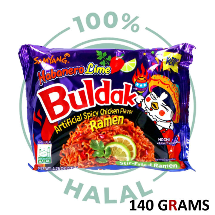 Samyang Noodles 140 Grams | Instant Noodles | Harbanero Lime Ramen ...