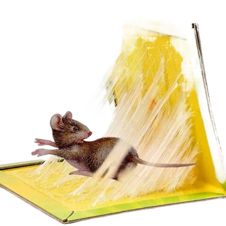 Pack Of 10 Mouse Glue Traps Sticky Boards Mice Traps strong glue board ...