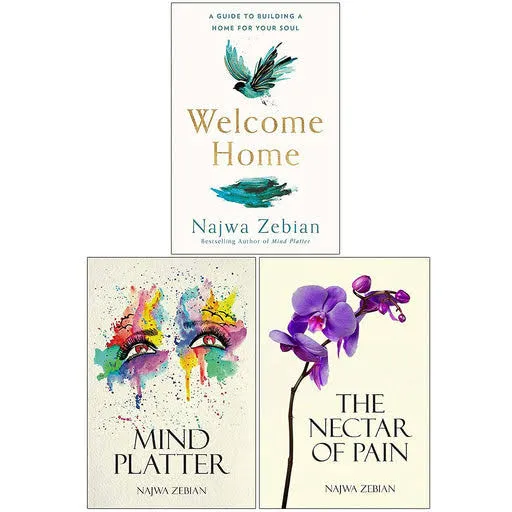 Welcome Home , Mind Platter , The Nectar Of Pain by NAJWA ZEBIAN ( pack ...