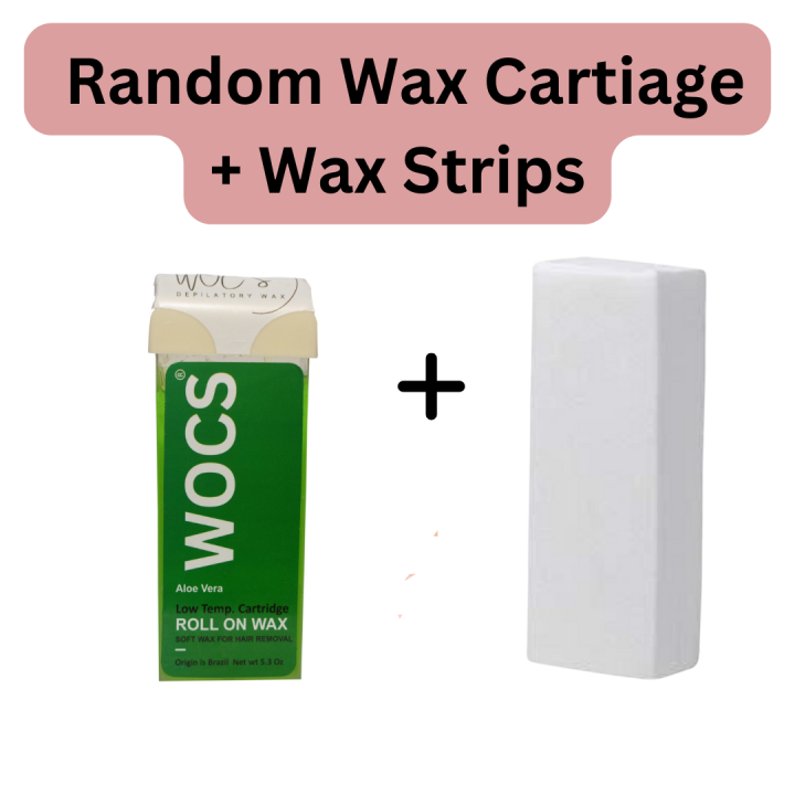 Depilatory Waxing Refill with Wax paper for Women, Sensitive Skin Roll ...