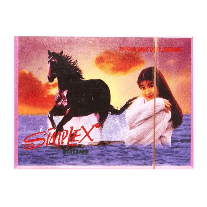 Simplex Stallion Contoured Ribbed & Dotted Condom - 12 Pieces | Daraz.pk