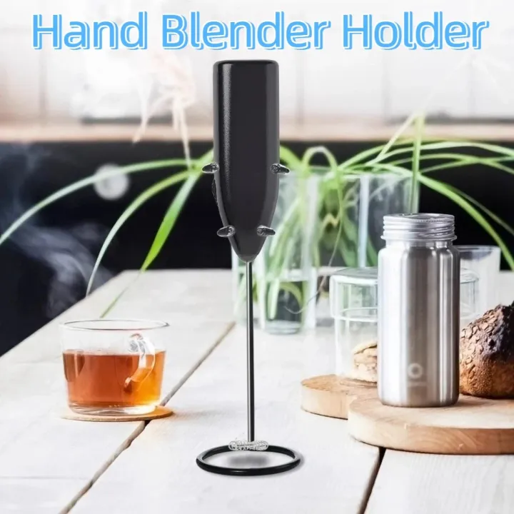 Metal Stand Multifunctional Milk Frother Stand Heavy Duty Hand Blender ...