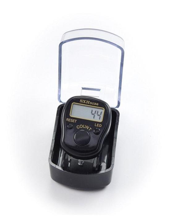 Lcd Digital Hand Tally Counter With Led Light - Black | Daraz.pk