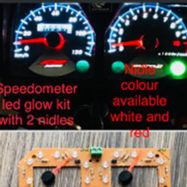 Speedometer Led Glow kit with Nidles For Honda CG 125 motorcycle motor ...