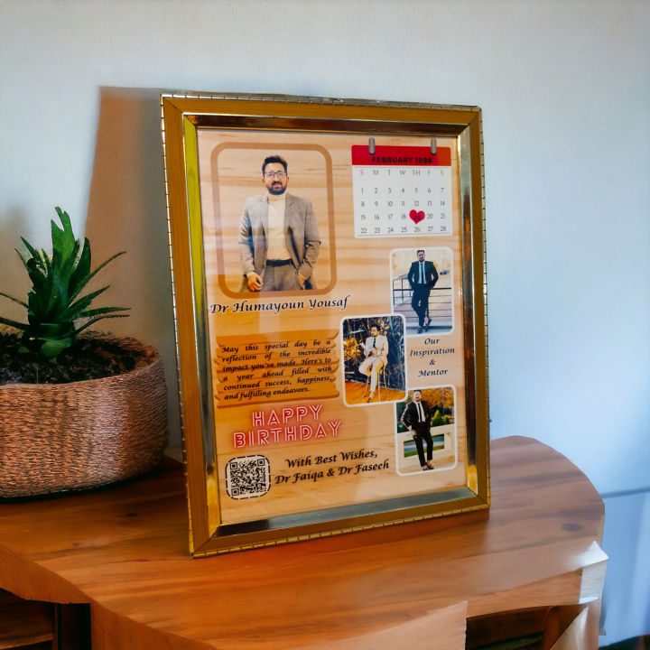 QR Code Birthday Video Photo Frame - Personalized Memories, Custom ...