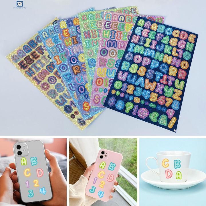 Childrenworld Diy Alphabet Stickers Colorful Self-adhesive Letter ...