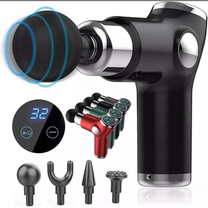 Hand Held Genuine Original Mini Body Massager - 32 Speed 4 Heads ...