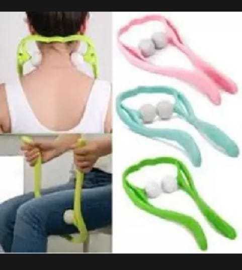 GST Pressure Point Therapy Massager Comfortable Neck Massager Roller ...