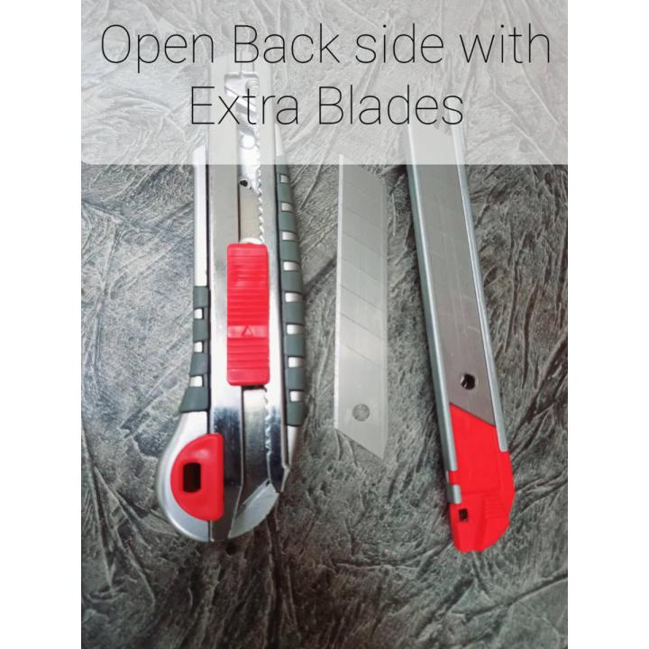 Paper Cutter Knife (A+) Best quality with lock button and 5 extra ...