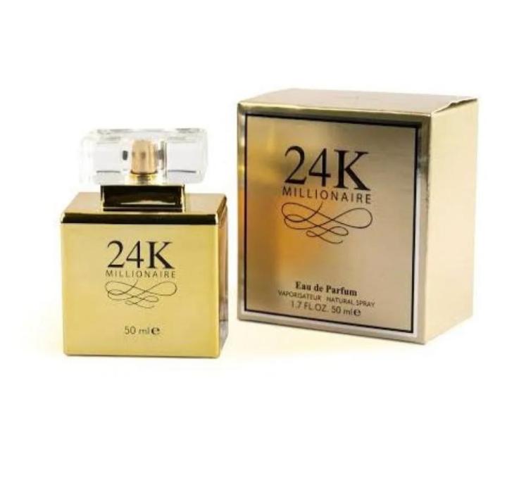 24K Millionaire Perfume - Gold- 50ml | Daraz.pk