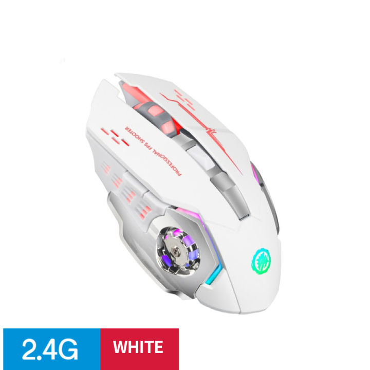 Profession wireless/ Wired Gaming Mouse 6 Buttons 3600 DPI LED Optical ...