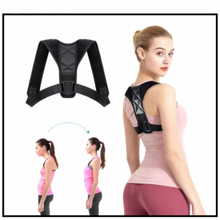 Back Support Shoulder Posture Corrector for Women Shoulder Brace Adjustable Belt Clavicle Spine ...