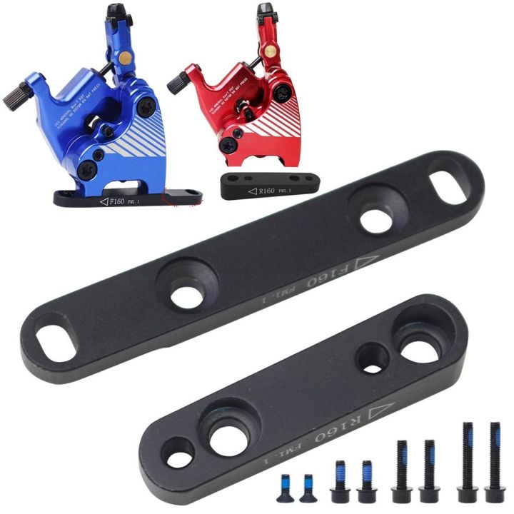 Durable Black Bike Disc Brake Adaptor Front Rear 140mm/160mm PM/IS ...