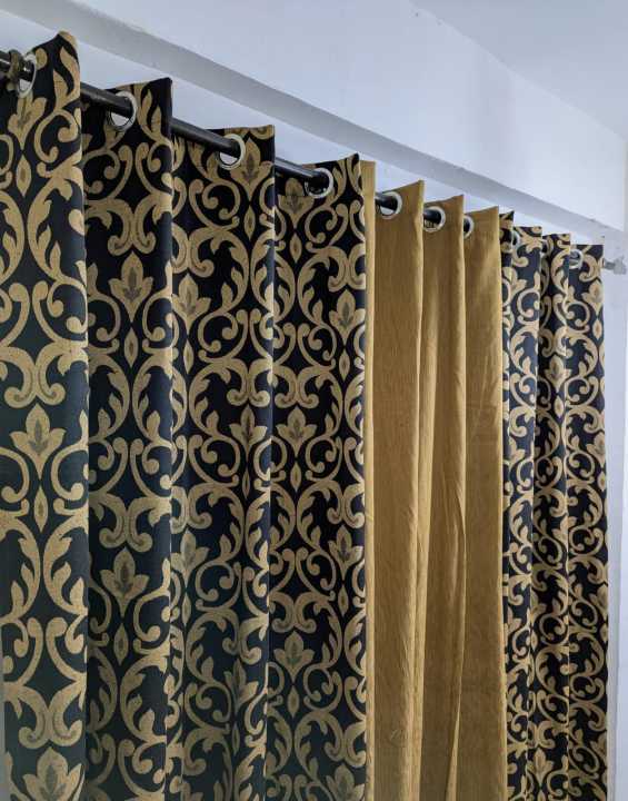 Export Leather Double Sided Use Heavy Fabric Curtain (1piece) | Daraz.pk