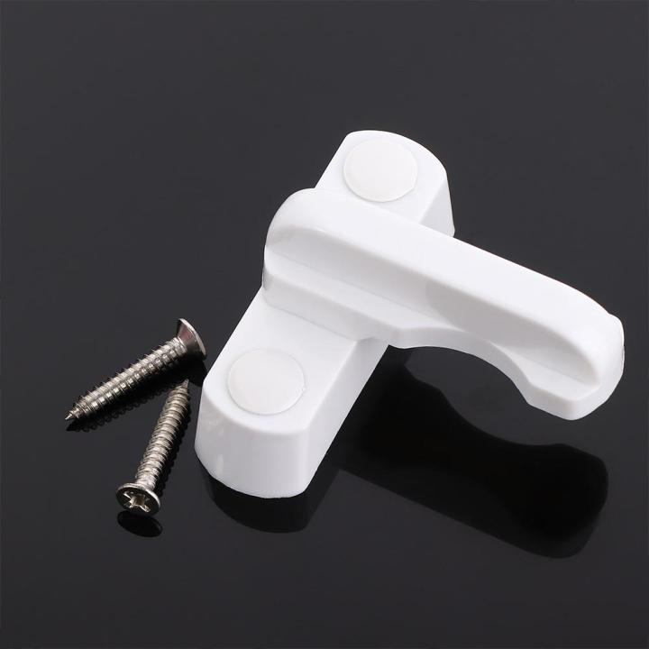 Secure Pull Handle Bolt Hasp Plastic Steel Door Children Lock Sliding ...