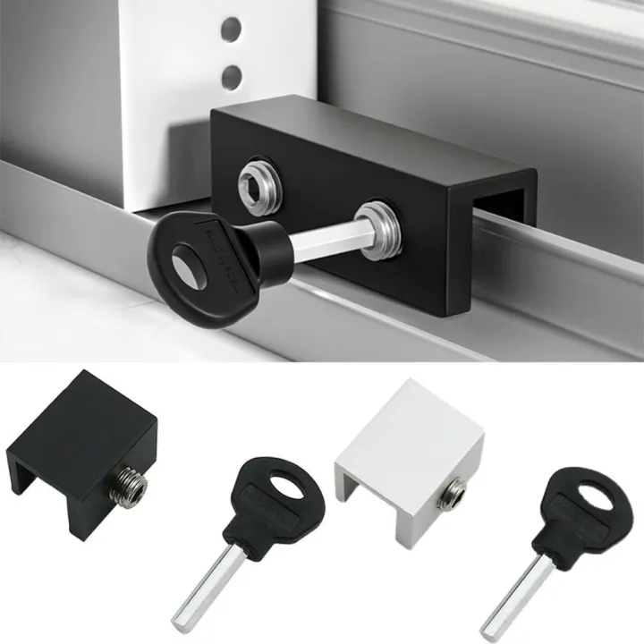 New Aluminum Alloy Window Locks Sliding Security With Key Window Lock ...