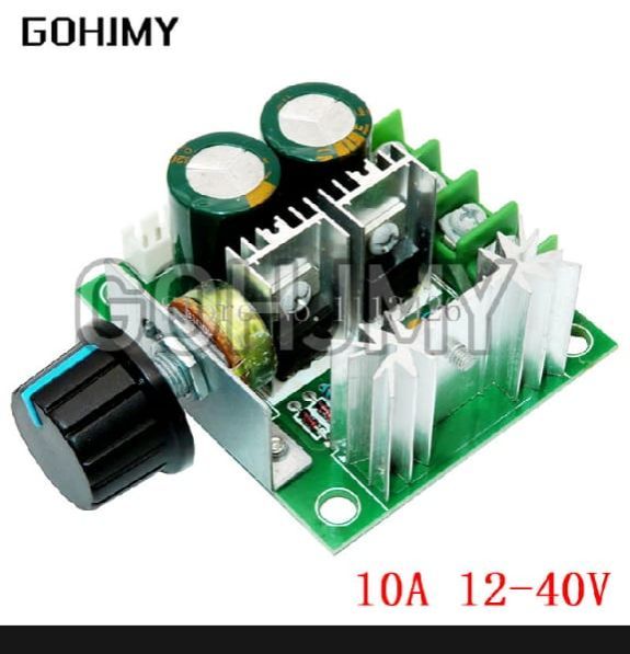 DC motor speed regulator 12V 24V 36V 48V 6-90V High power drive module PWM Motor speed ...