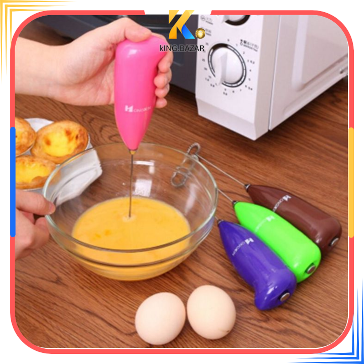 HONG XIN Electric Battery Operated Coffee Beater Blender Mixer Handheld ...