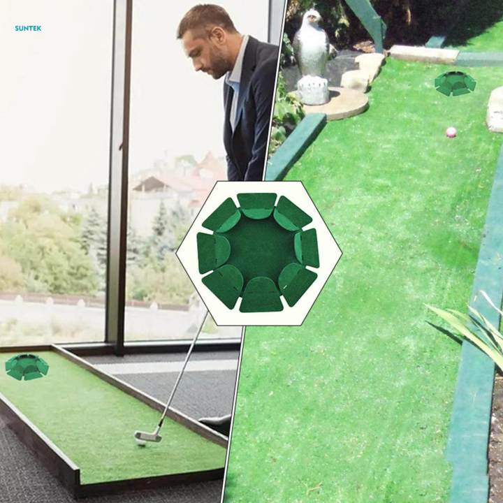 Green All Direction Putting Cup Golf Training Hole for Practice Indoor ...